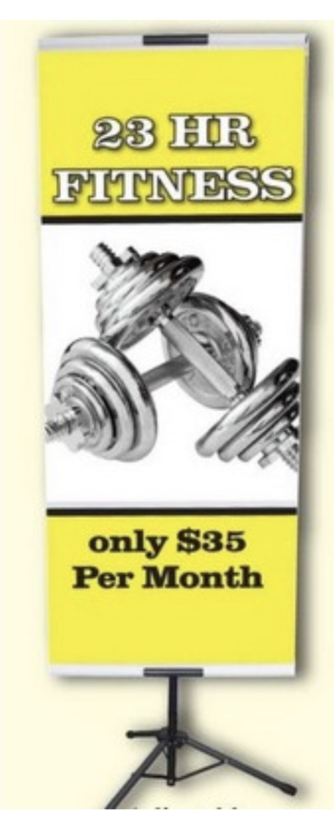 Value Banner Stand Replacement Banners (2' x 5')| PDQ Signs LLC