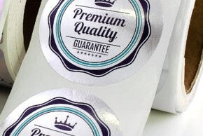 Rectangle Roll Stickers Gloss Stickers Paper| PDQ Signs LLC