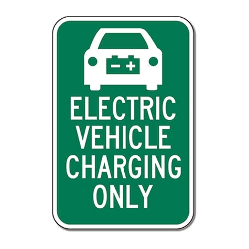 Electric Vehicle Charging Only Sign - 12x18| PDQ Signs LLC