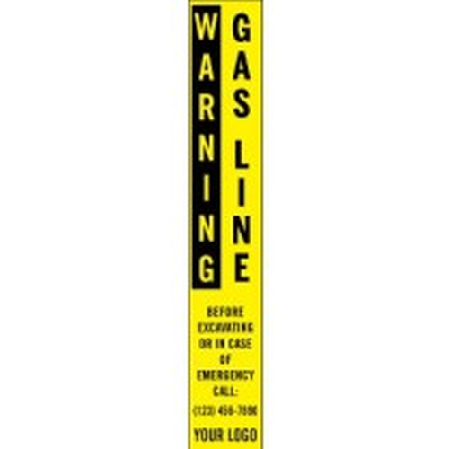 Warning - Gas Line Markers| PDQ Signs LLC